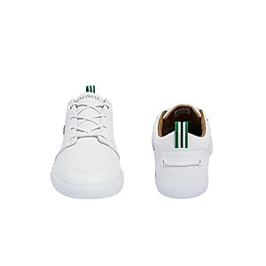Lacoste Mens Bayliss Sneaker, Deep White, 12