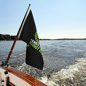 IMEEGIEN Forget Your Opponents Always Play Against Par Flag 3x5 Ft Double-Sided Outdoor Decoration Banner Durable Home Yard Flags Polyester Welcome Flag