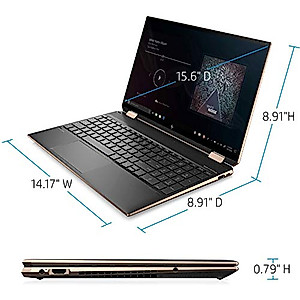 Premium HP Spectre x360 Convertible 2-in-1 Business Laptop, 15.6" UHD 4K Touch Display, 11th Gen Intel i7-1165G7 Processor, 16GB RAM, 2TB PCIe SSD, Backlit Keyboard, Stylus Pen, Windows 11 Pro