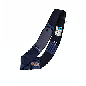 Paqlite CrossTab - TABLET Hands-Free Ultra-Light Personal Pack Carryall CrossBody Shoulder bag - Navy Blue - X-Large