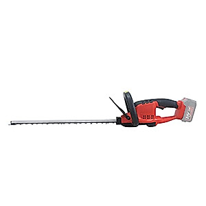 Brushless Hedge Trimmer Cordless, T TOVIA 20'' Bush Trimmer with Dual-Action Laser Blade & 3/5” Cutting Capacity, 21V Battery Powered Handheld Hedge Cutter for Bush Lawn and Garden, Tools only