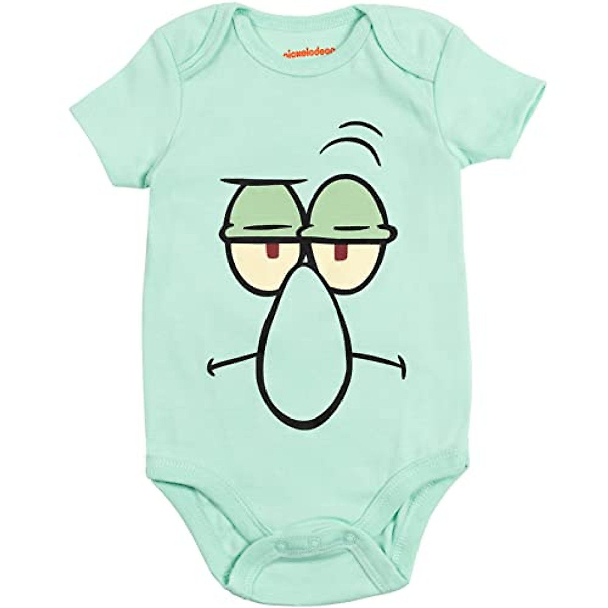 SpongeBob SquarePants Squidward Plankton Patrick Baby Boys 5 Pack Bodysuit 3-6 Months