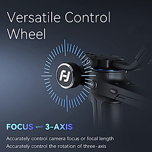 FeiyuTech Official SCORP-C Camera Stabilizer,3-Axis Handheld Gimbal for DSLR and Mirrorless Camera,5.5lbs Payload,Sony,Canon,Panasonic,Lumix,Nikon,Fujifilm,Grip,Lightweight,Button Control