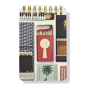 Kate Spade New York Mini Spiral Notepad Set of 3, Pocket Notebooks with 75 Lined Pages Each, Matchbook