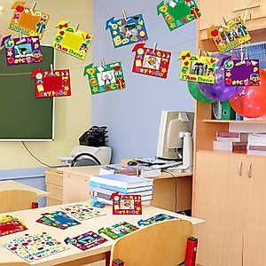 chiazllta 30 Packs Graduation Picture Frame Craft Kits for Kids Congrats Grad DIY Craft Art 2025 Graduation Party Decoration Favor Home Classroom Game Activities