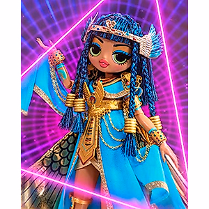 LOL Surprise OMG Fierce Collector Cleopatra Fashion Doll- Limited Edition 11.5" Premium Collector Doll with Luxe Blue & Gold Royal Outfit Accessories, Holiday Toy, Great Gift for Ages 4 5 6+ Years Old