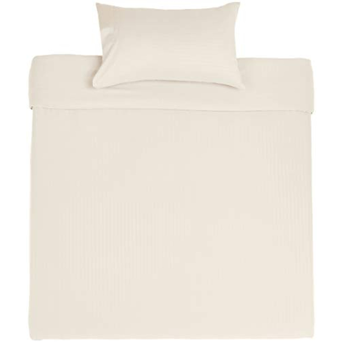 AmazonBasics Deluxe Microfiber Duvet Cover Set with pillow case(s) – 135x200cm, Beige