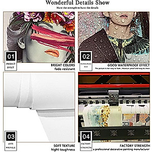 HoozGee Silver Gray Fashion Wall Art Girl Room Decor Makeup Room Artwork Prints Set of 6 Paris Perfume Flower Lipstick Canvas Art Posters Wall Decor for Bedroom (11"x14" UNFRAMED, Gray Pink)