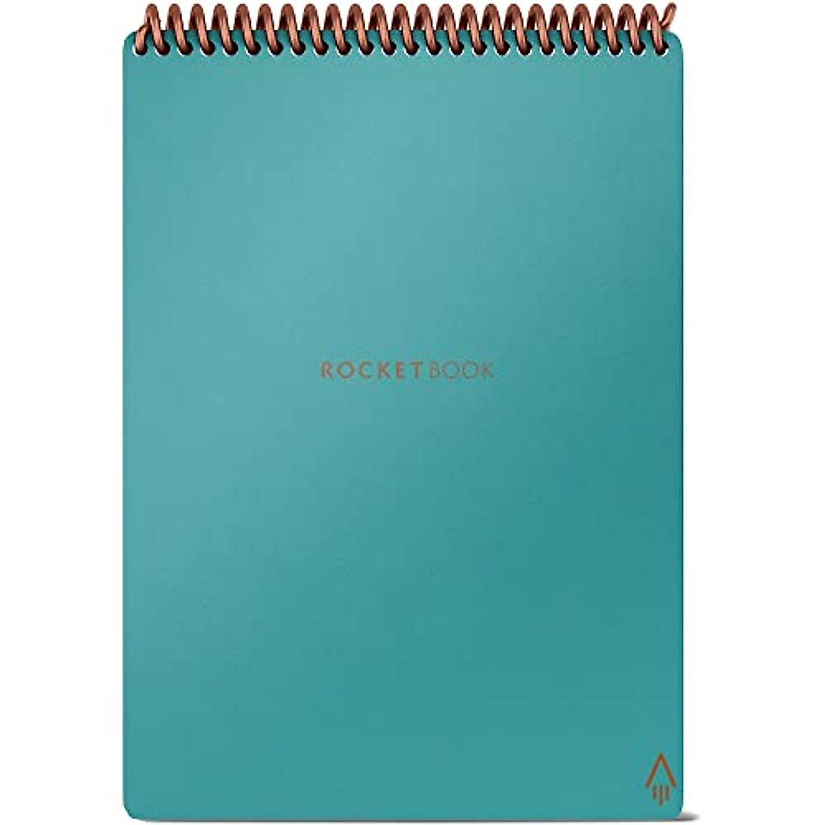 Rocketbook Flip Smart Reusable Executive Size Notepad, 6" x 8-4/5", 1 Subject, Dot-Grid and Line Ruled, 18 Sheets, Teal