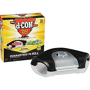 D-Con 1 Mouse Bait Blocks Refills-12 Count with 1 Station