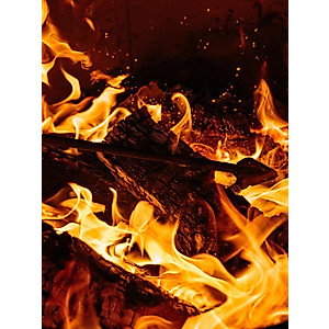 Breeo Fire Pit Poker | Outdoor Campfire Poker | 40 Inches Long Fireplace Stick | USA Made | 304 Stainless Steel & Leather | Durable & Made to Last A Lifetime