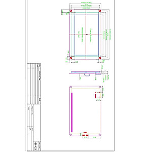 Ferwooh Nextion Basic Display 5.0'' NX8048T050 5.0inch TFT Resistive Touch Screen Panel 800x480 UART HMI Intelligent LCD Display Module