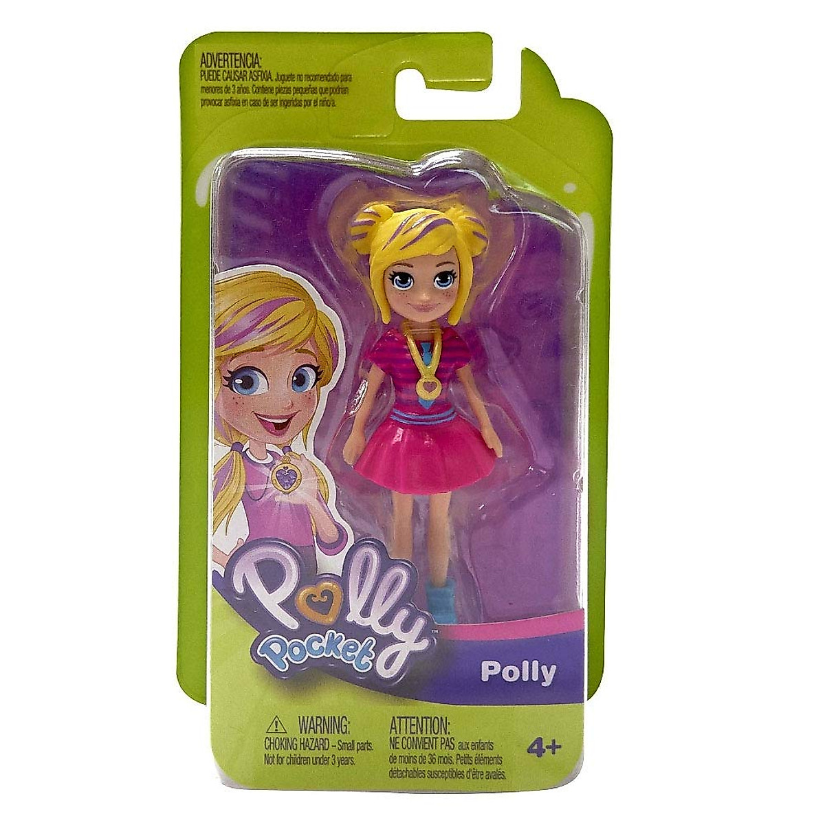 Polly Pocket Doll With Trendy Outfit 2018 Edition Measures Approx. 3.5" Tall (1 Doll)
