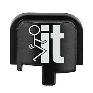 MyGunArts Laser Engraved Anodized Aluminum Rear Cover Slide Back Plate for 9mm .40 Taurus G2C, G3, G3XL, G3C, G2S, G3S, Millennium PT111-G2/PT140 Accessories, F IT Stickman