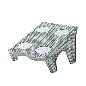 MACIMO Shoe Hanger Footwear Support Rack Space Saving Double Layer Plastic Space Saver Holder (Color : B)