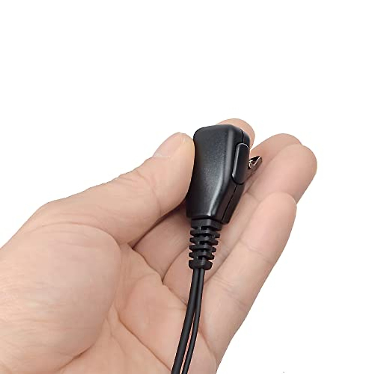 UAYESOK Acoustic Tube Walkie Talkie Earpiece with Mic PTT for YAESU Vertex FT-60 FT-60R FT-70 FT-70DR FT-1DR FT3DR VX-10 VX-110 VX-150 VX-400 Retevis RB15 RT40B