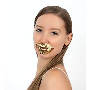 Miss Spa Lip Mask, Hydrating & Soothing Lip Mask, Gold Hydrogel Lip Patch, Moisturizing Anti-Aging Anti Wrinkle, Stay in Place, Skin Care Lip Mask 4 Pack