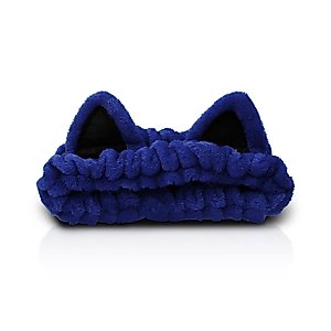Hofar Cat Face Wash Headband Hairband with Cat Ears Coral Fleece Cartoon Cute Creative Hair Accessories