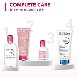 Bioderma Sensibio H2O Soothing Micellar Cleansing Water and Makeup Removing Solution for Sensitive Skin, Face and Eyes