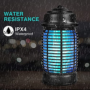 Bug Zapper Outdoor Electric, 20W Mosquito Zapper Outdoor, 4200V Fly Zapper Outdoor and Indoor