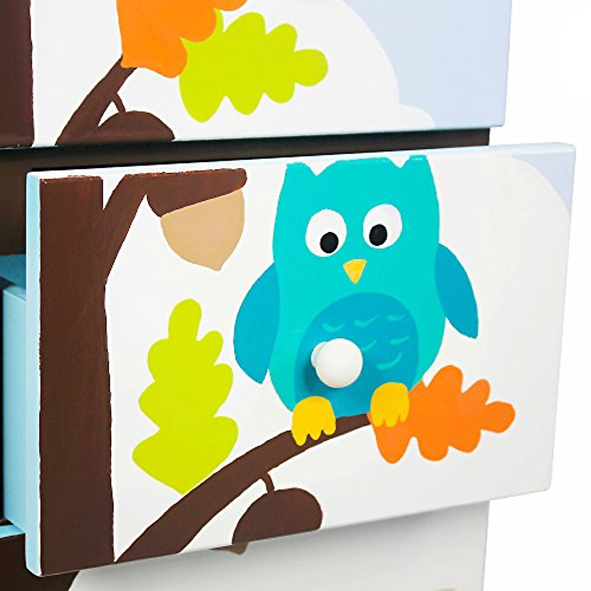 Fantasy Fields - Enchanted Woodland Hand Crafted Kids Storage Cabinet with 5 Drawers