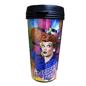 I Love Lucy Plastic Travel Coffee Mug