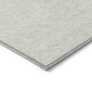 Addison Rugs Chantille ACN913 Ivory 1'8" x 2'6" Indoor/Outdoor, Machine Washable, Easy Clean, Non Shedding, Bedroom, Living Room, Dining Room, Kitchen, Patio Rug