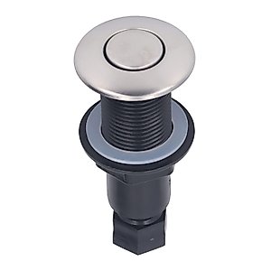 Air Switch Hose Kit, Wide Application Stainless Steel Durable Garbage Disposal Switch Resistance for Massage Bathtub