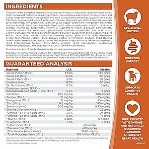 NutriSource Element Series Dry Dog Food, Lamb, Kangaroo and Wild Board, with Heirloom Grains, 12LB