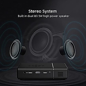 Viinice Full HD 1080P 3D Android Smart WiFi Laser Beamer 300Inch Portable Mini Projector Proyector for Smartphone 4K Cinema 4K Laser Projector with WiFi and Bluetooth