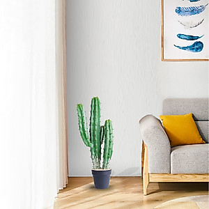 AntHousePlant Artificial Cactus Fake Big Cactus 25 Inch Faux Cacti Plants for Home Garden Office Store Decoration