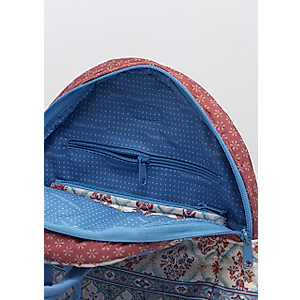 Maison d' Hermine Backpack Cotton Shoulder Backpack with Small Pouch Lightweight Bag for Travel Work Beach Perfect for Women & Men (Romane)