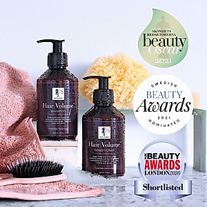 New Nordic Hair Volume Shampoo, Herbal Recipe for Thicker Fuller Hair, Vegan, Clean Ingredients, 8.5 Fl Oz