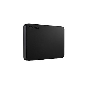 Toshiba Canvio Basics 1TB Portable External Hard Drive USB 3.0, Black - HDTB410XK3AA