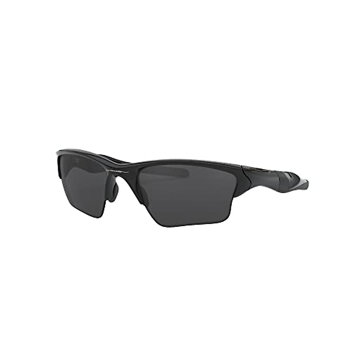 Oakley Men's OO9154 Half Jacket 2.0 XL Rectangular Sunglasses, Polished Black/Black Iridium, 62 mm + 1