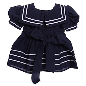 iGirlDress Baby Toddler Girls Nautical Sailor Dress with Hat 24mos Navy