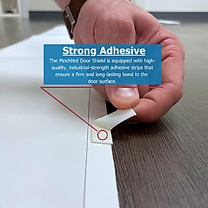 PinchNot Commercial Set Door Finger Hinge-Side Safety Guard Shield Protector