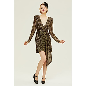 BABEYOND Ballroom Dance Shoes Women - Latin Salsa Closed Toe 1920s Retro Party Pumps Wedding Heels Black