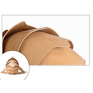 AUMI 4 Small Crossbody Beetle Bag| Black Leather Backpack| crossbody bags for women| 11" W X 12.5" H | Best Unisex Gift Item| gym cross body bag| backpack for men | back packs for women