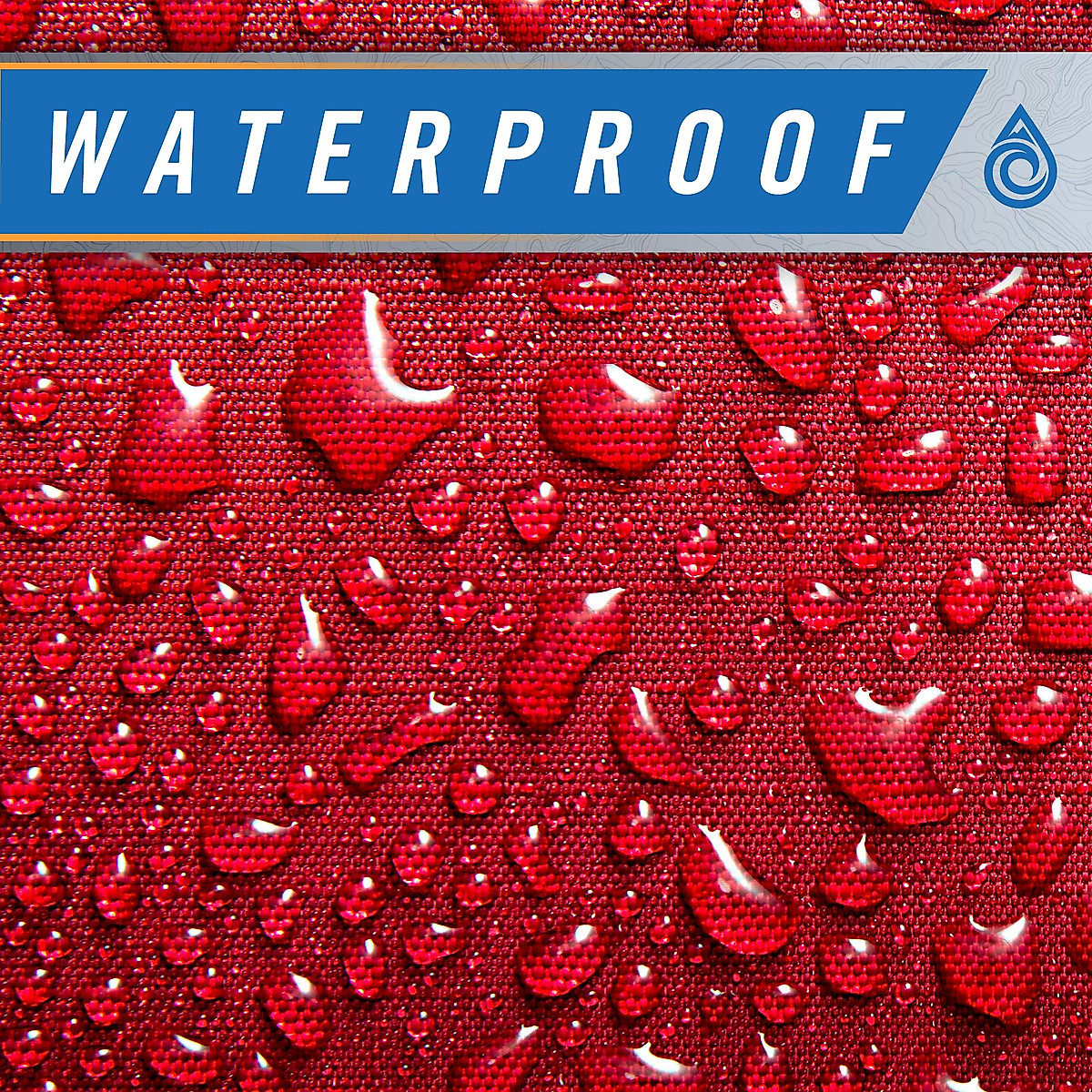 AquaQuest White Water Duffel - 100% Waterproof, Heavy Duty, Versatile, Comfortable - Durable Protective Dry Bag for Travel, Sport, Motorcycle, Boat, Fishing - 50 L, Blue