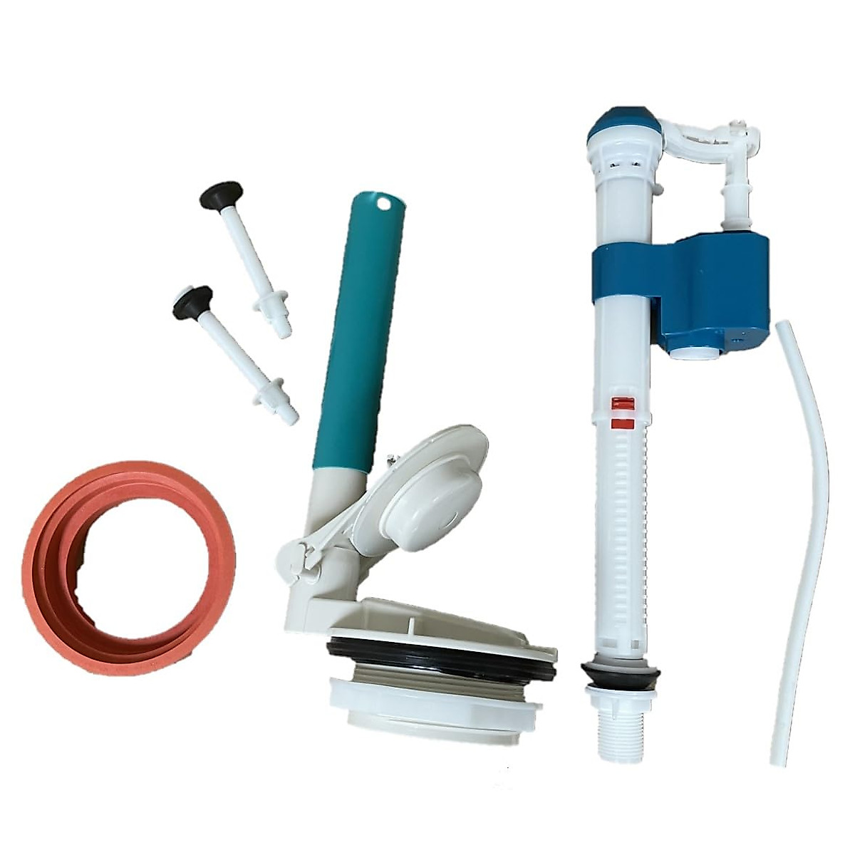 American Standard Champion 4 Toilet Replacement Kit Two Piece Flush Valve with NuFlush Adjustable Hight Fill Valve