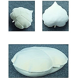 LICHENHAO Leaf Pillow Decorative Throw Pillow Floor Pillow Reading Pillow Sofa Bed Pillow (19.6 in, Yellow)