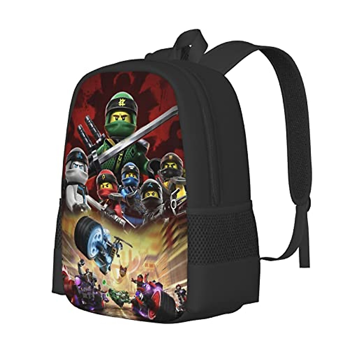 Ninja Cartoon Backpack Anime 3d Printing Bag Travel Backpack 17 Inch Daypack For Men And Women Universal Fan Casual Backpack Gift