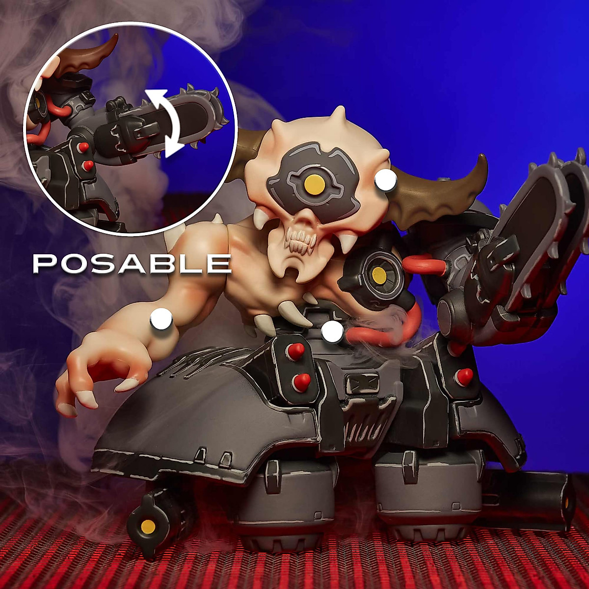 Numskull Doom Hunter DOOM Eternal in-Game Collectible Replica Posable Toy Figure - Official DOOM Merchandise - Limited Edition