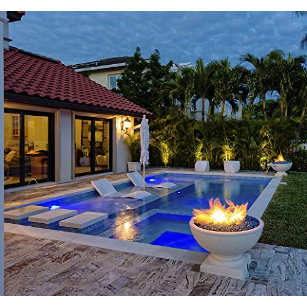 Margo Garden Products 1/4" 10lbs Dragon Glass, 10 lb, Red