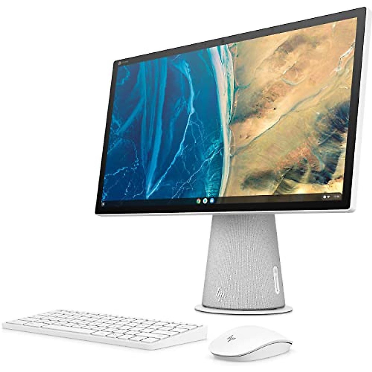 HP Chromebase 21.5 inch All-in-One Desktop 22-aa0010, Intel Pentium Gold 6405U, 4GB RAM, 64GB eMMC, Intel UHD Graphics, Chrome OS (Renewed)