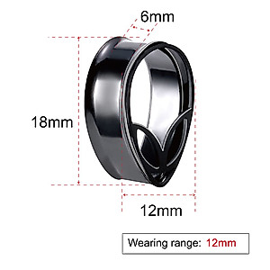 COOEAR 1 Pair Gauges for Ears Tear Drop Alice Style Ear Tunnels Plugs Men Women Flesh Stretchers Expander 0g to 1 Inch.