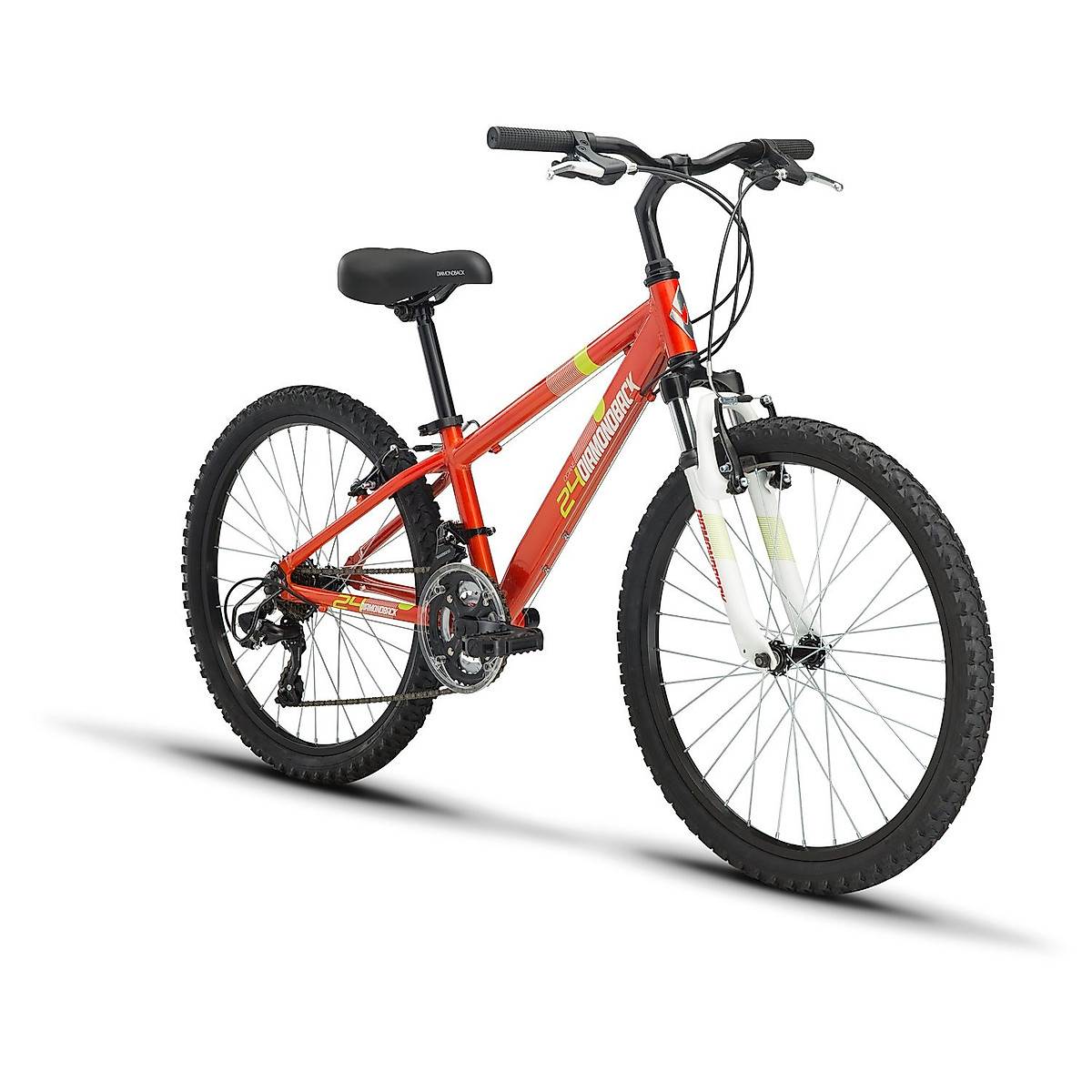 Diamondback Bicycles Octane 24 Youth 24" Wheel Mountain Bike, orange