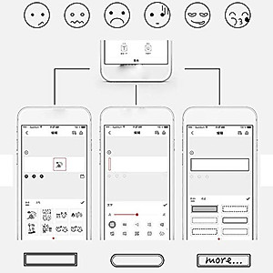 XXXDXDP Label Printer - Portable Mini 4.0 Label Printer Pocket Print Paper Convenient Thermal Printer
