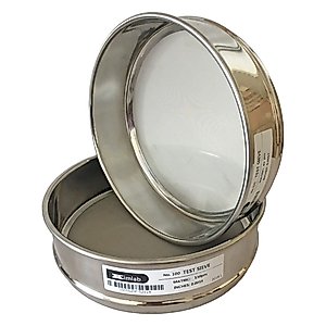 KimLab ISO3310 STD Test Sieve #30 / 600μm Mesh Size,All Stainless Steel,200mm Diameter